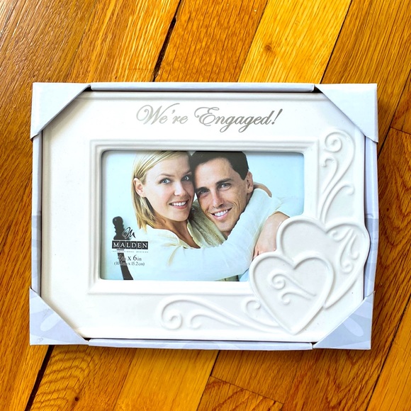 Malden | Other | Were Engaged Ceramic Photo Frame | Poshmark